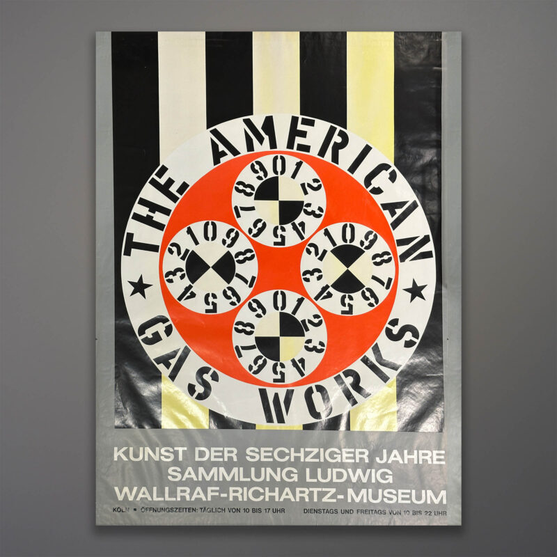 23-191DC Robert Indiana "Gas Works" Poster - Michael Aron Fine Art
